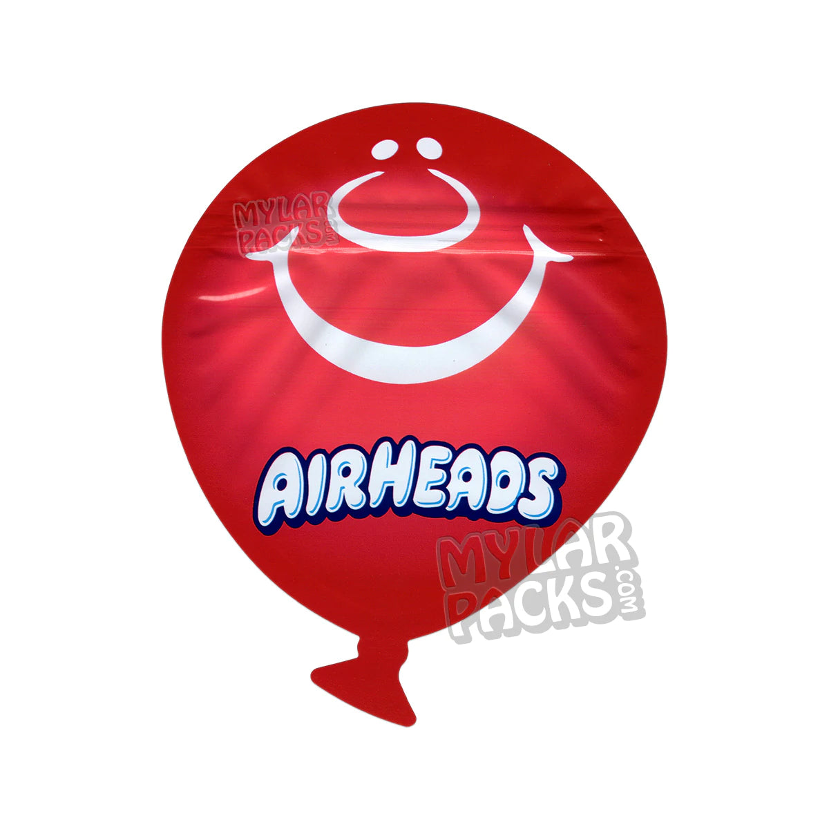 Airheads Logo Die-Cut Balloon Empty Edibles Mylar Packaging Bags ...