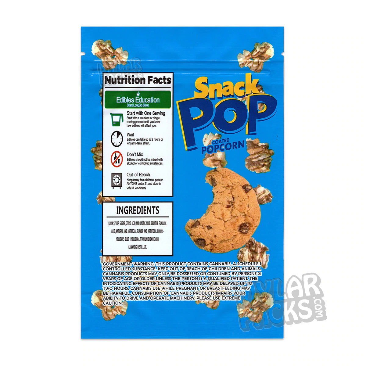 Trips Ahoy Snack Pop 600mg Empty Edibles Mylar Packaging Bags – Mylar ...